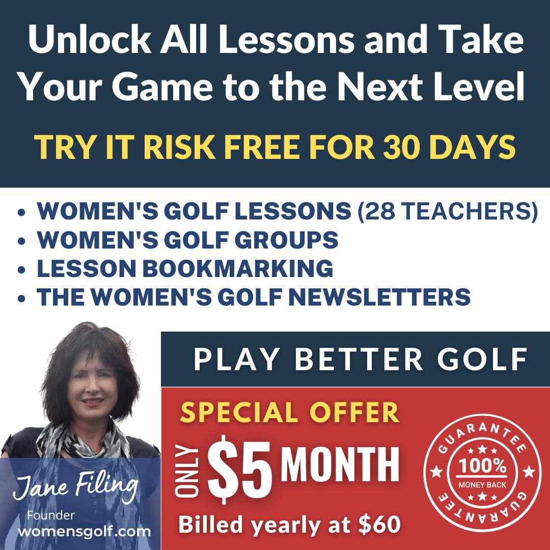Unlock All Lessons - Womens Golf - Women's Golf Unlock All Lessons - Womens Golf - Women's Golf